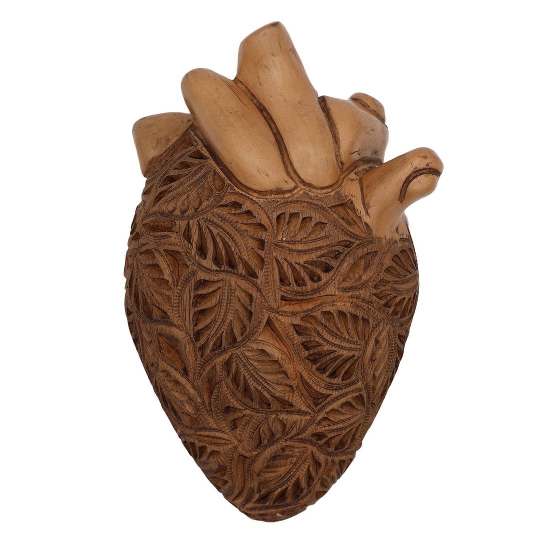 Carved Barro Negro Heart Wall Art Sculpture | Lolo Modern Mexican Mercado