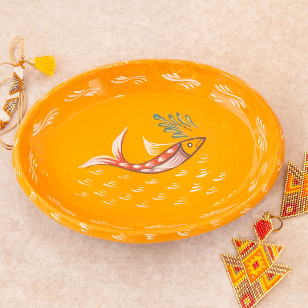 Peces de Capula Oval Trinket Dish | Lolo Mexican Mercadito
