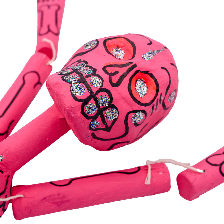 La Calaca, Papier Mache Skeleton | Lolo Mexican Mercadito