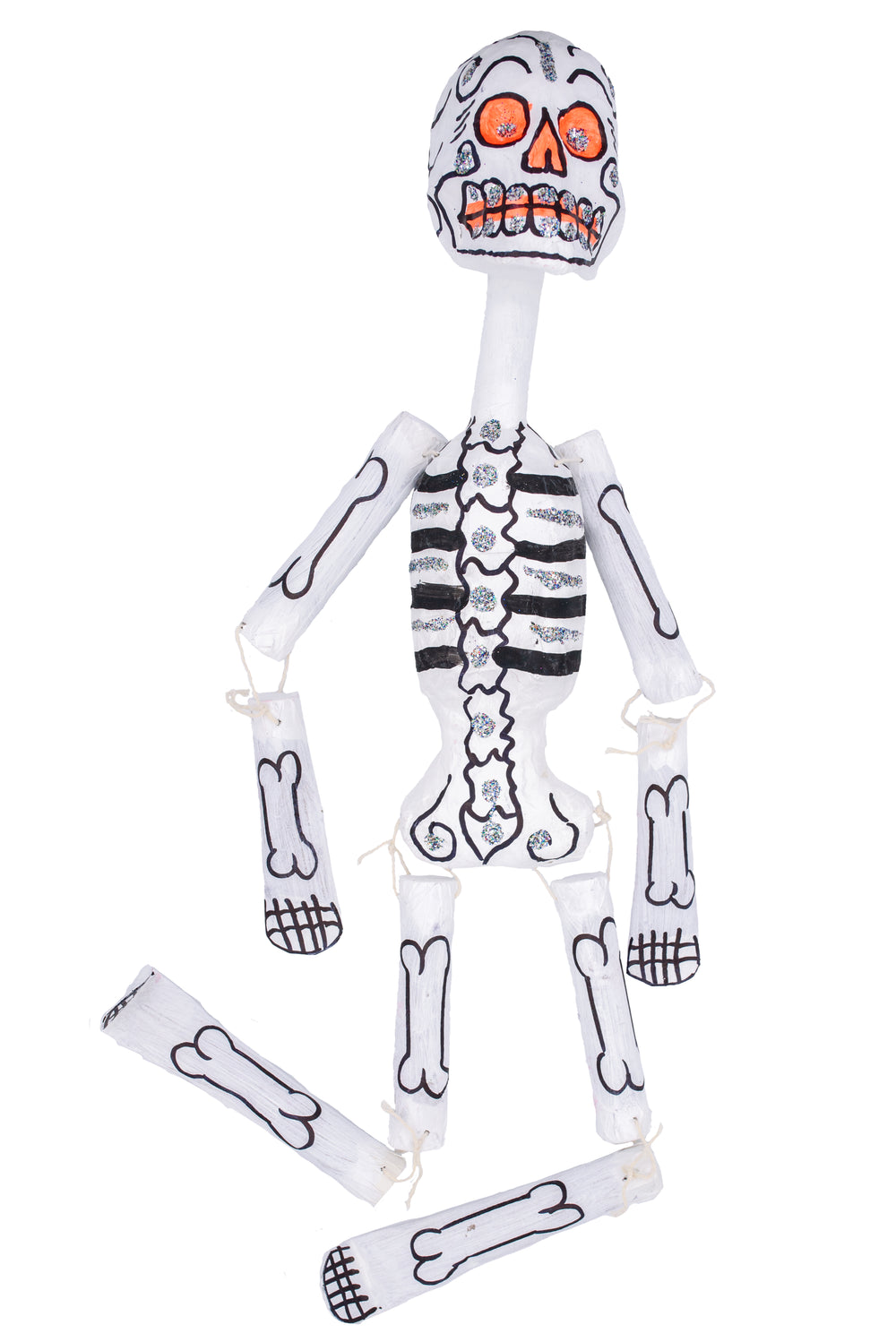 La Calaca, Papier Mache Skeleton | Lolo Mexican Mercadito