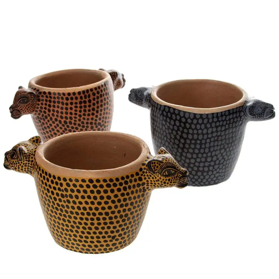 Jaguar Handcrafted Clay Salsa Bowl | Lolo Mexican Mercadito