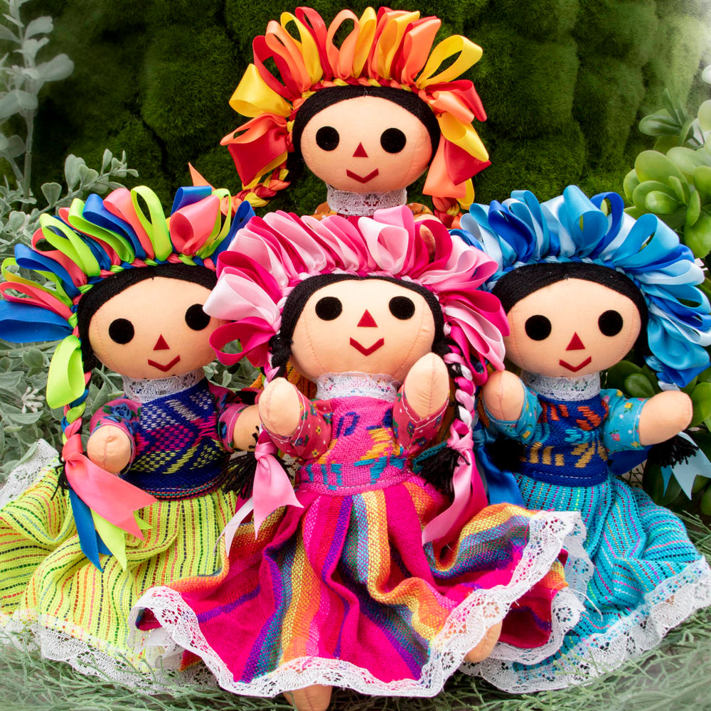 María Traditional Mexican Lelé Doll | Lolo Mexican Mercadito